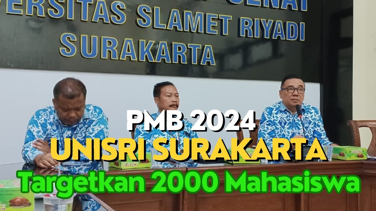 Tahun Ajaran Baru 2024 UNISRI Targetkan 3000 Pendafatr