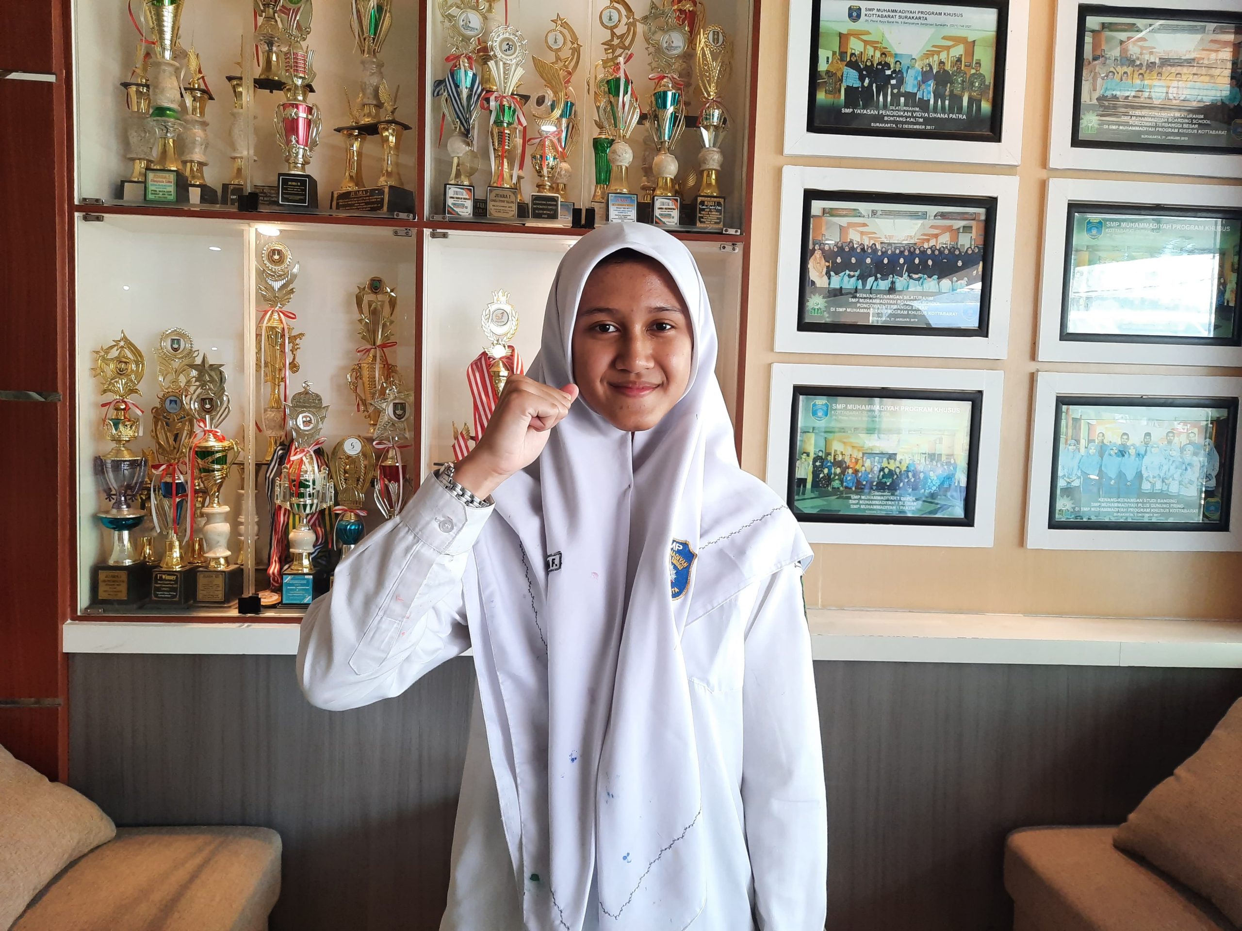 Siswa SMP Muhammadiyah PK Sabet Juara 1 Kaligrafi MAPSI